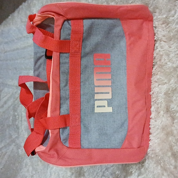 Puma | Bags | Nwot Mini Puma Bag Pink Ish Grey Color | Poshmark